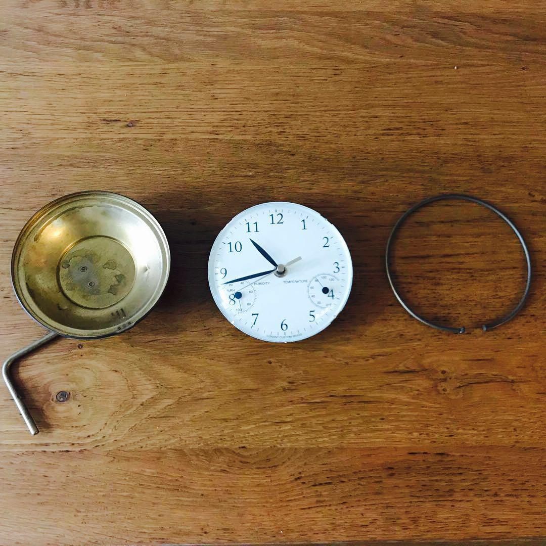 Conant Custom Brass CTH16 Veranda Clock with Thermometer and Hygrometer ...