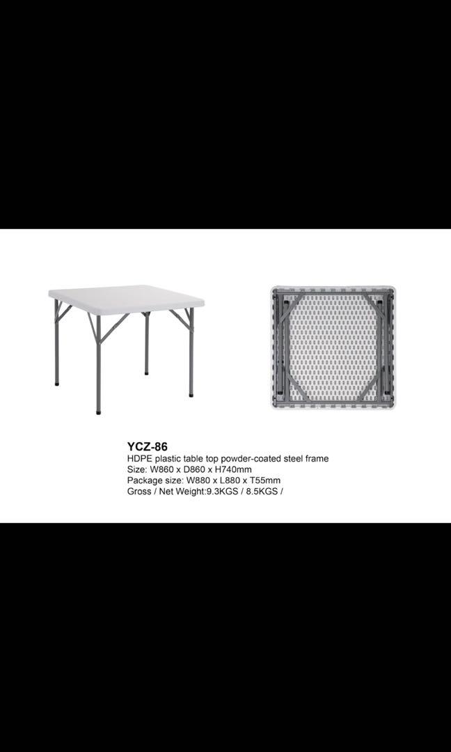 Foldable table NTUC, Furniture & Home Living, Furniture, Tables & Sets ...