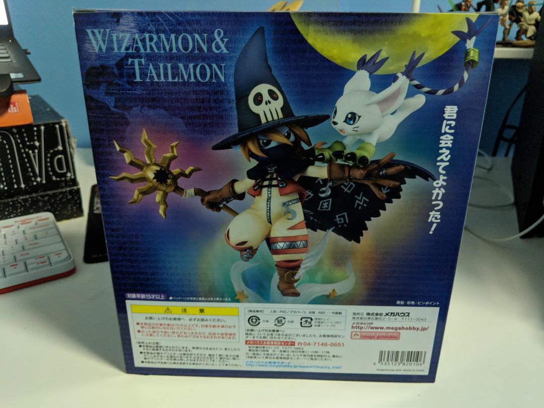 G.E.M. Digimon Adventure Wizardmon and Tailmon MISB, Hobbies & Toys ...