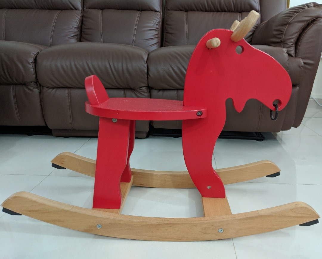 Ikea Rocking Moose, Babies & Kids, Baby Nursery & Kids Furniture, Kids ...