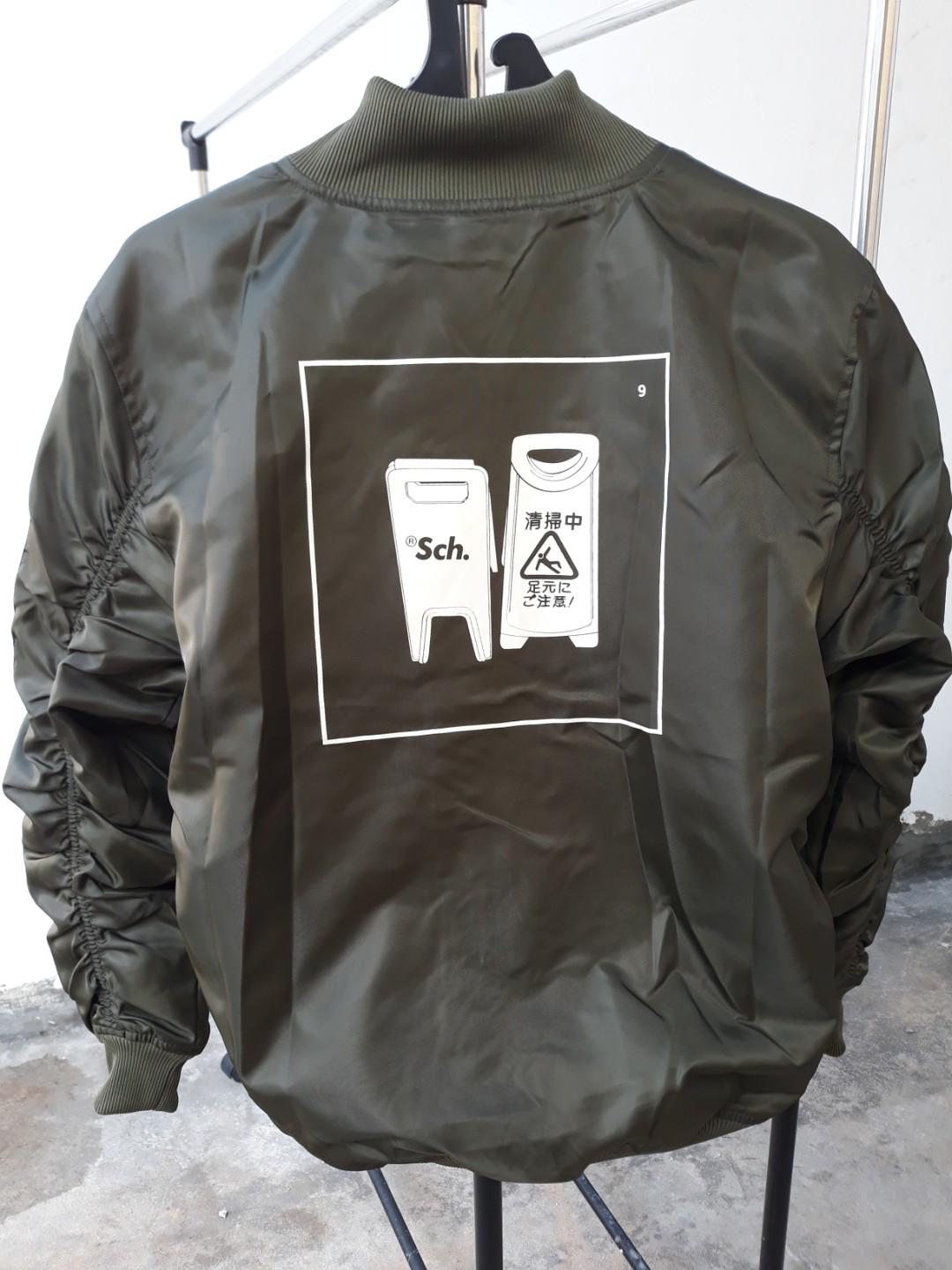 Jaket Bomber RSCH (Ouval Research), Fesyen Pria, Pakaian di Carousell