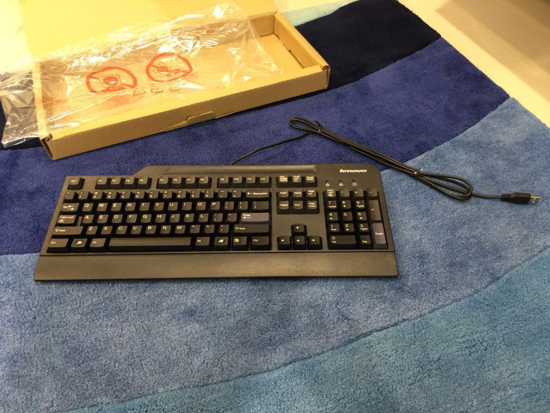 Lenovo Preferred Pro Wired USB Black Keyboard KB1021 (2012), Computers ...