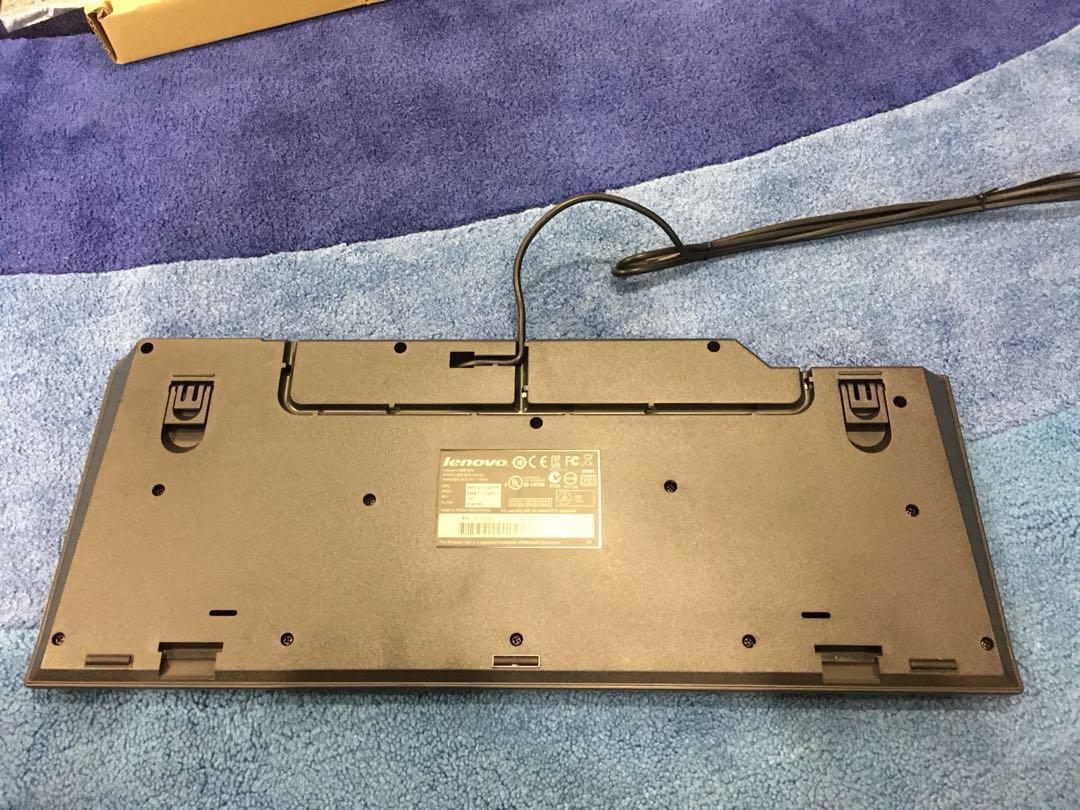 Lenovo Preferred Pro Wired USB Black Keyboard KB1021 (2012), Computers ...