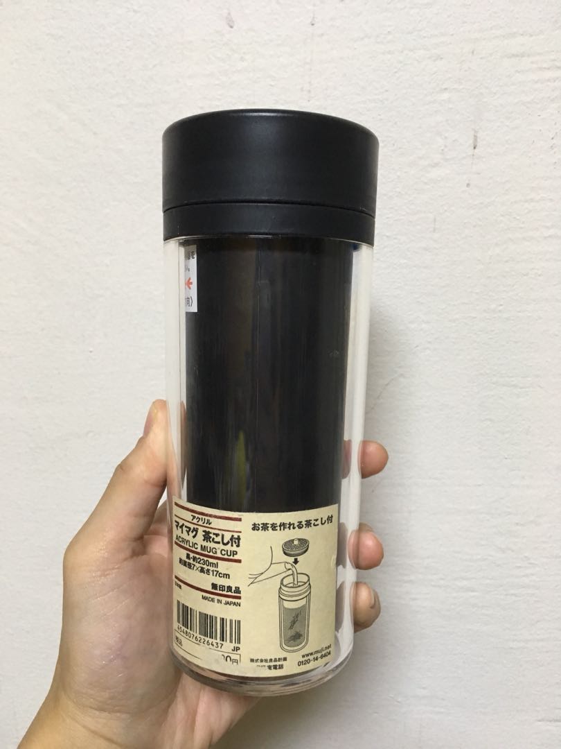 Muji Acrylic Mug Cup, Furniture & Home Living, Kitchenware & Tableware ...
