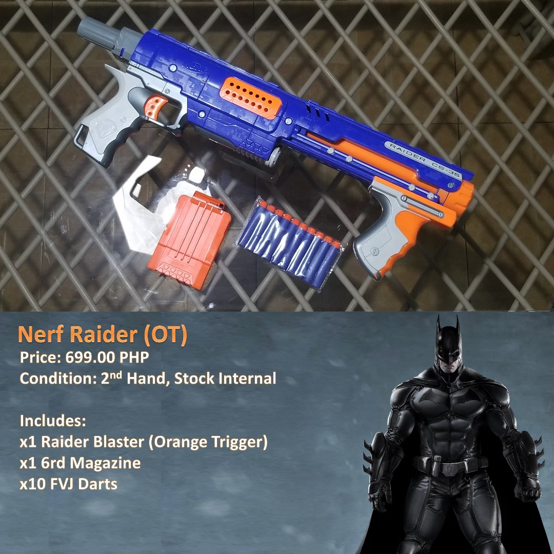 NERF RAIDER RAPID FIRE CS-35, Hobbies & Toys, Toys & Games on Carousell