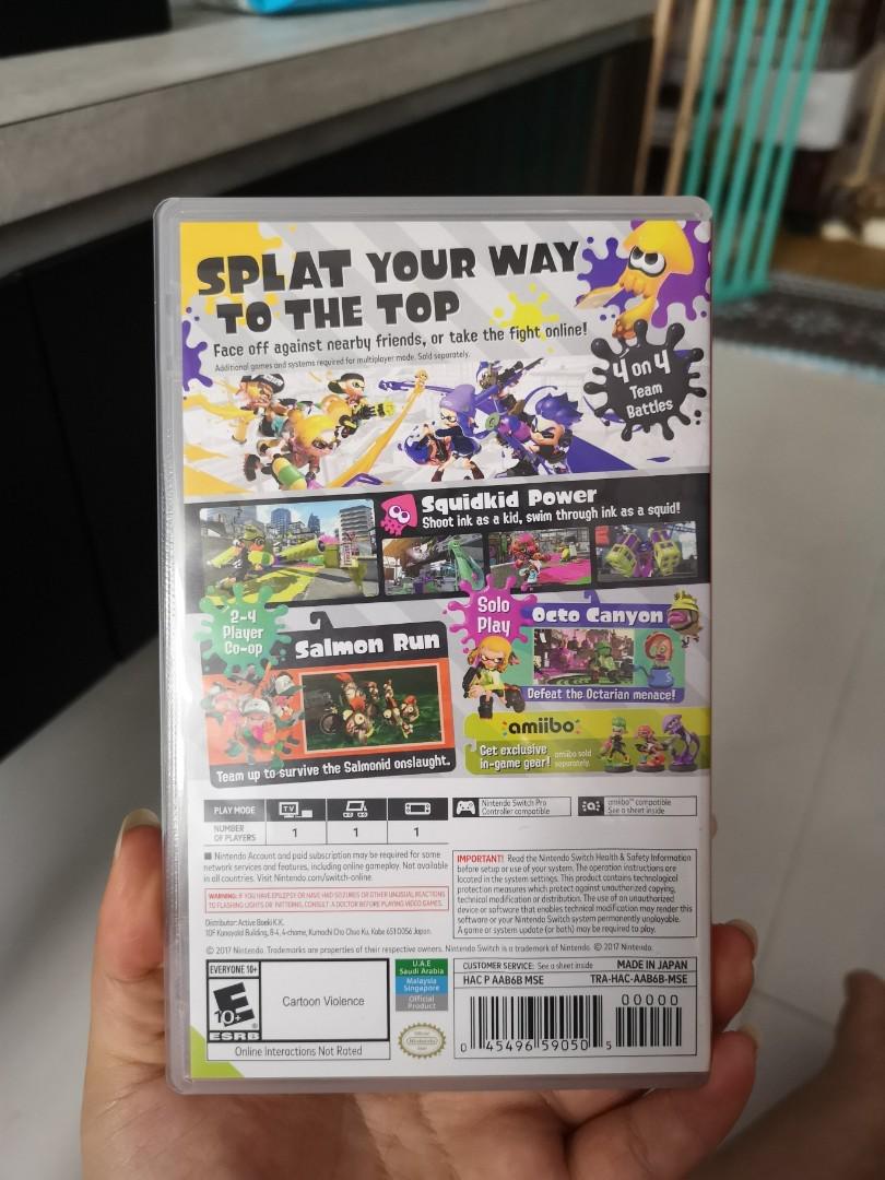 Nintendo switch Splashtoon 2, Video Gaming, Video Games, Nintendo on ...
