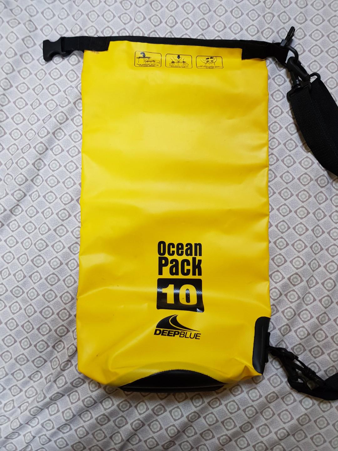 Ocean pack 10L water proof bag, Sports Equipment, Sports & Games, Water ...