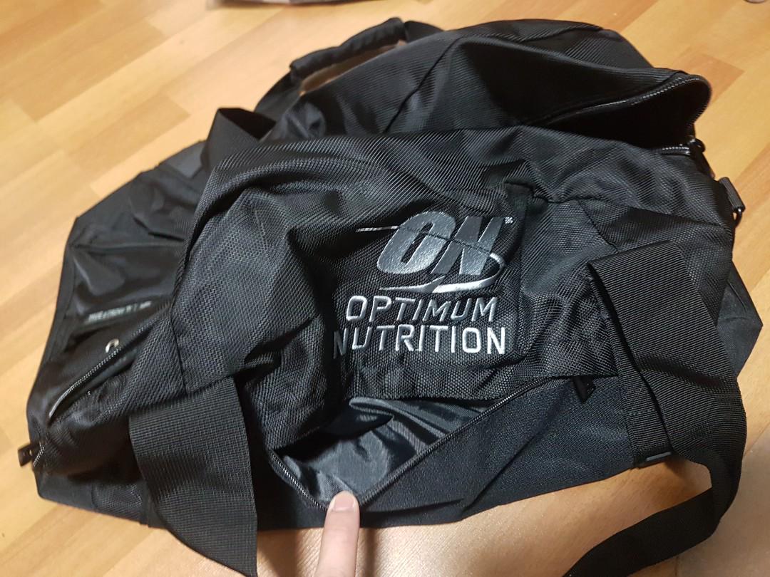 Optimum Nutrition Duffle Bag (big), Health & Nutrition, Health ...