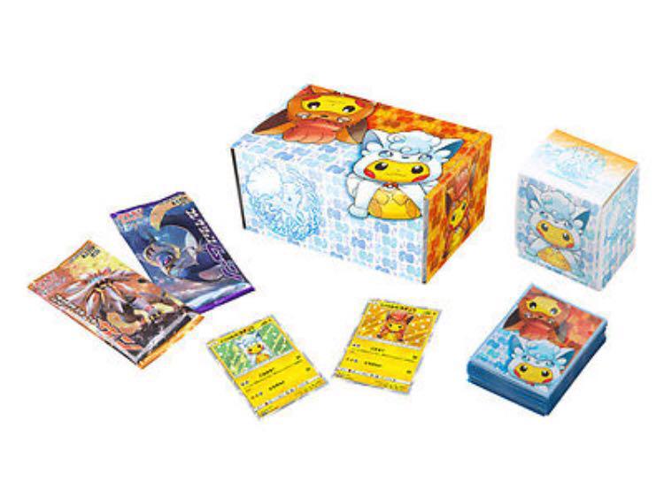 Pokemon card game alolan vulpix poncho pikachu sun and moon, Hobbies ...