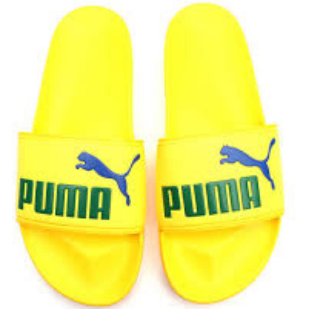 PUMA Slides, Women's Fashion, Footwear, Flipflops and Slides on Carousell