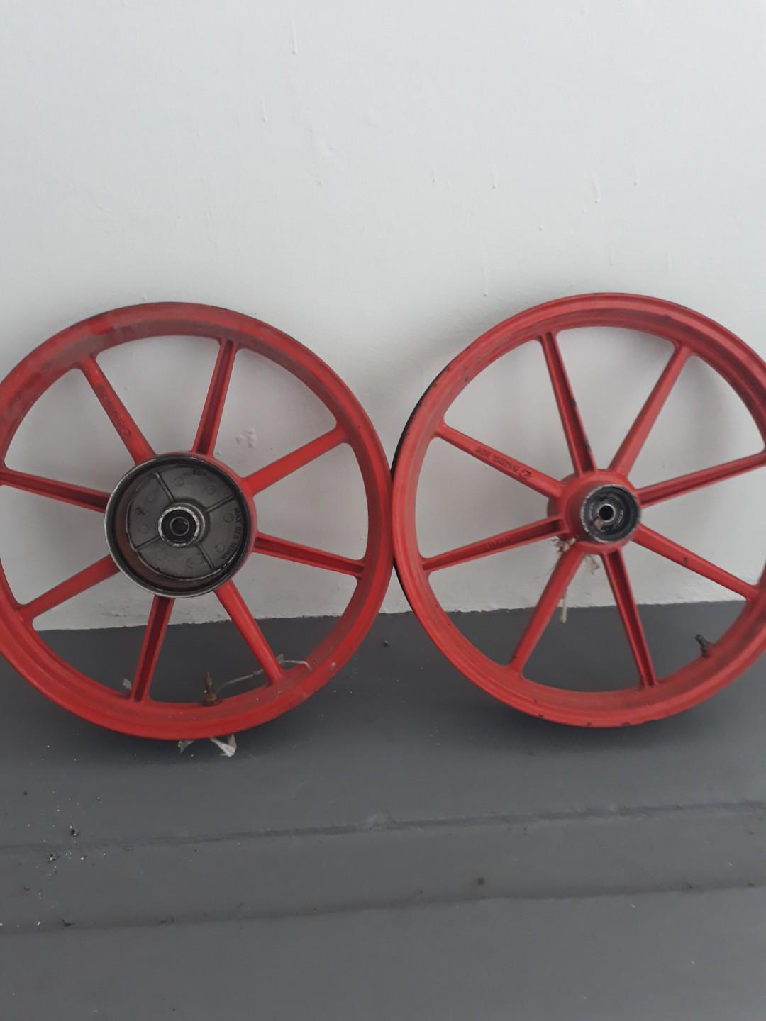 RXZ Racing Boy Rim, Motorcycles, Motorcycle Accessories on Carousell