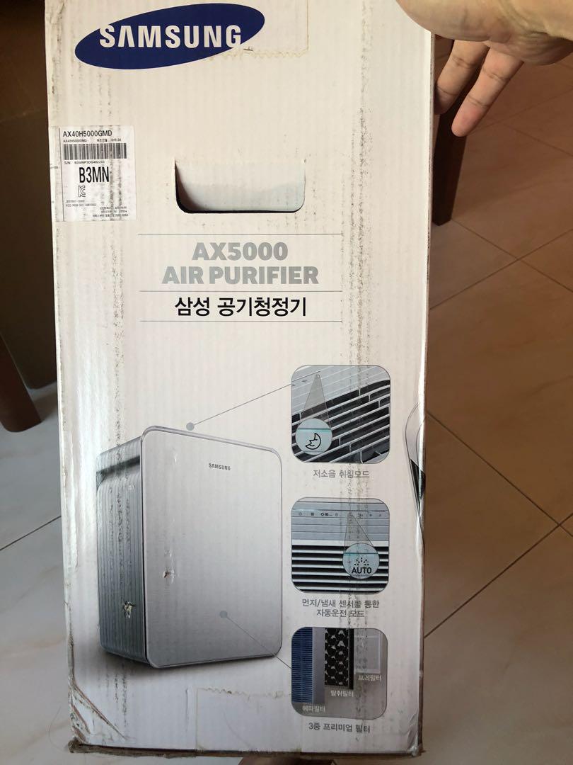 Samsung Air Purifier AX5000, TV & Home Appliances, Air Purifiers ...