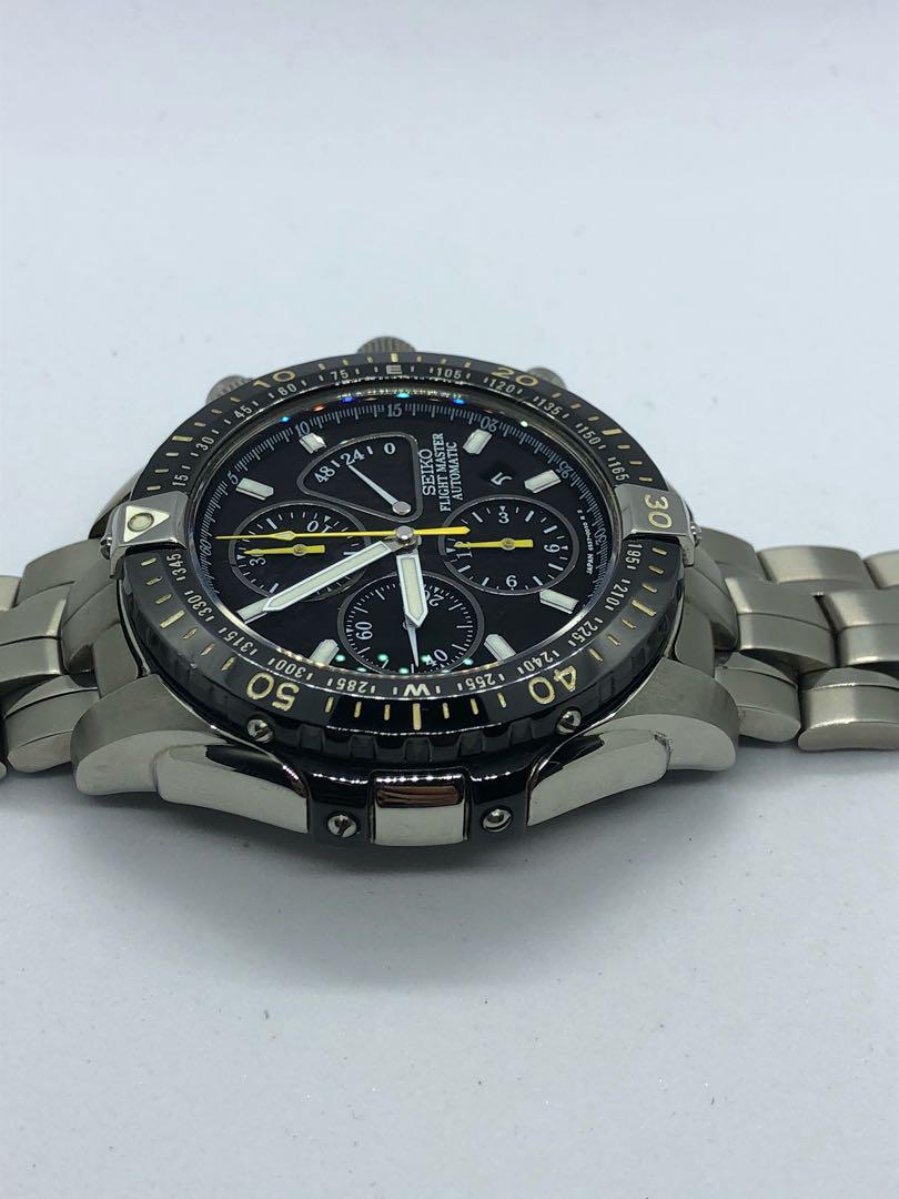 Seiko SBDS001 Automatic Flightmaster Chronograph, Luxury, Watches on ...