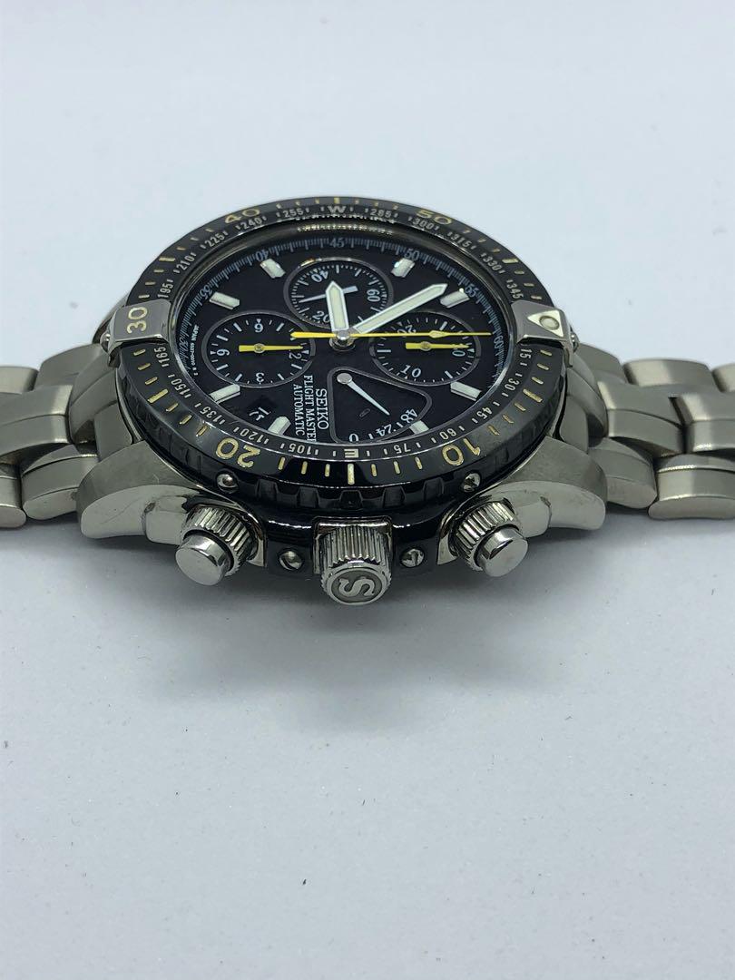 Seiko SBDS001 Automatic Flightmaster Chronograph, Luxury, Watches on ...