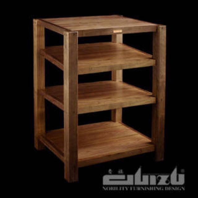 Solid Wood Audio Rack / Hifi AV TV Rack, Furniture & Home Living ...
