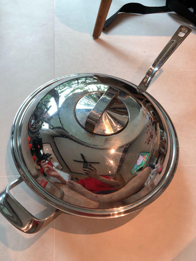 Wmf 33cm Transtherm wok, Furniture & Home Living, Kitchenware ...