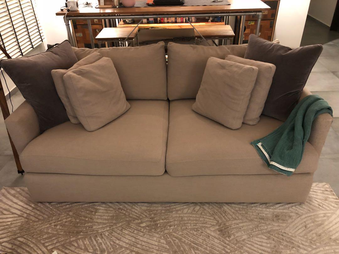 Create and barrel sofa, Furniture & Home Living, Furniture, Sofas on ...