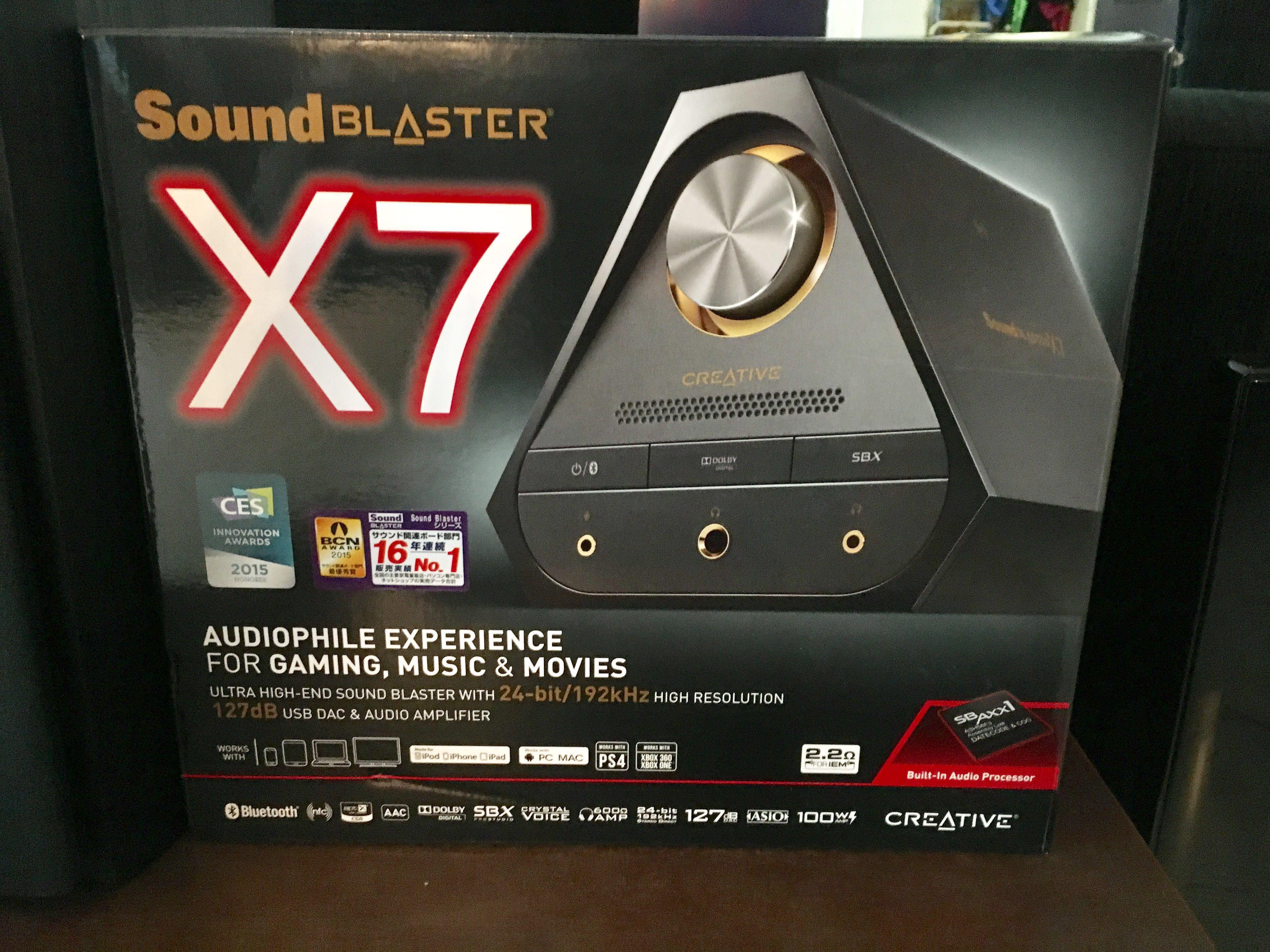 Creative X7 amplifier and Emu-xm7 speakers, Audio, Soundbars, Speakers ...