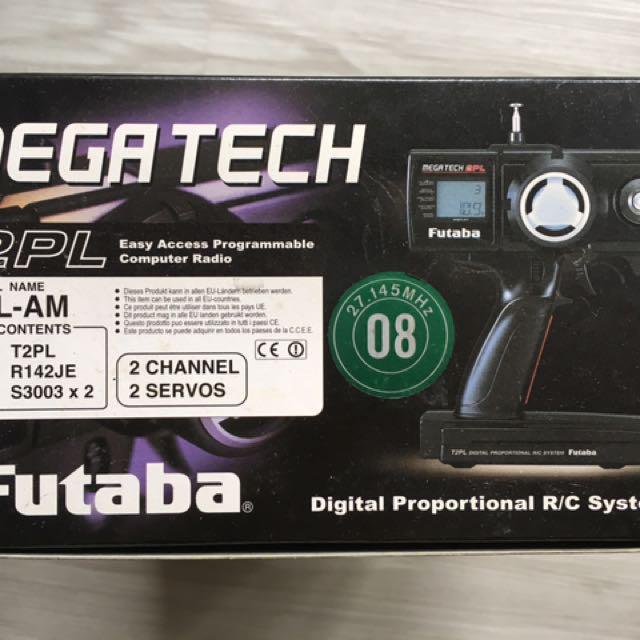 Futaba Megatech 2PL Transmitter/Receiver, Hobbies & Toys, Toys & Games ...