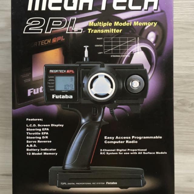 Futaba Megatech 2PL Transmitter/Receiver, Hobbies & Toys, Toys & Games ...