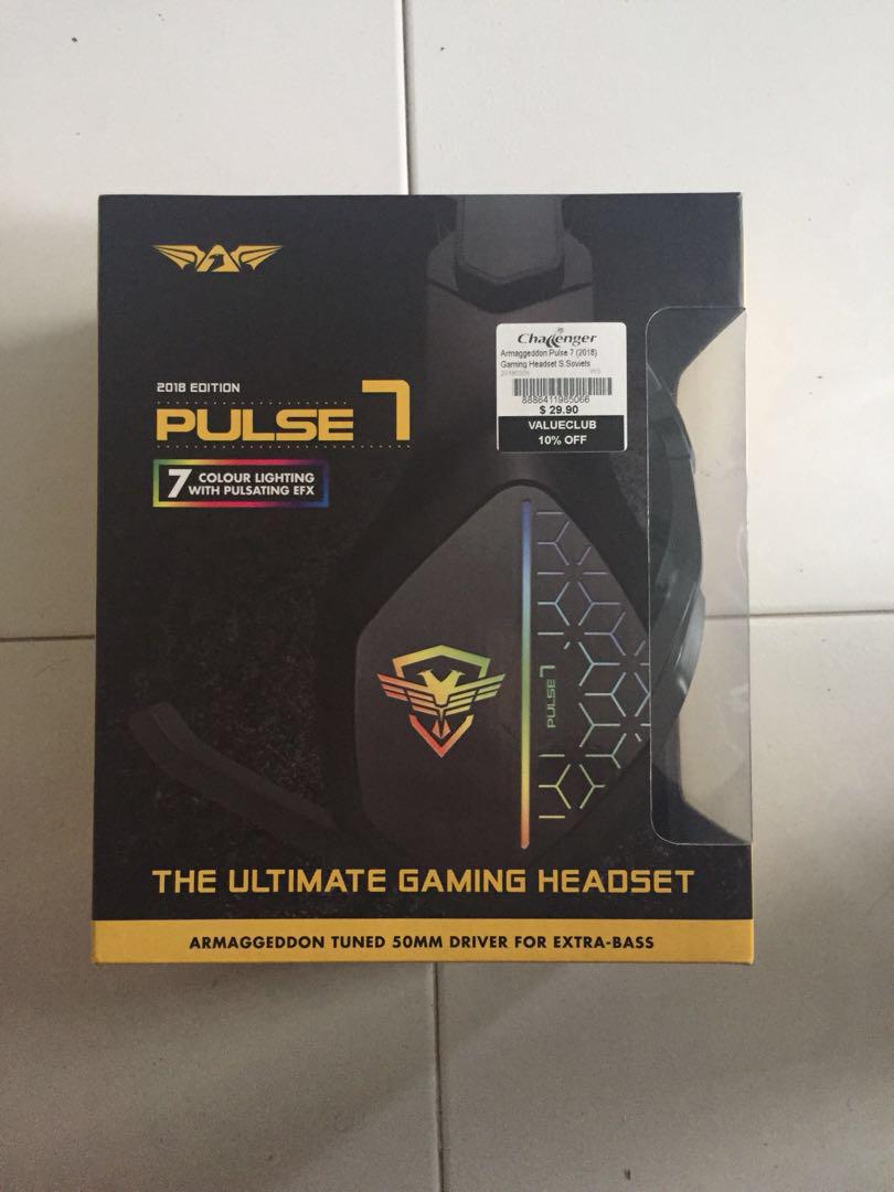 Gaming Headphones : Armageddon Pulse 7 ( 2018 edition ), Audio ...