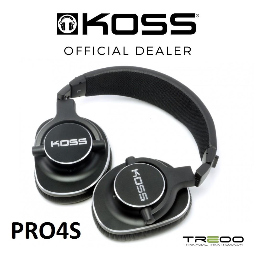 Koss Pro4S Studio Over-Ear Headphone, Audio, Headphones & Headsets on ...