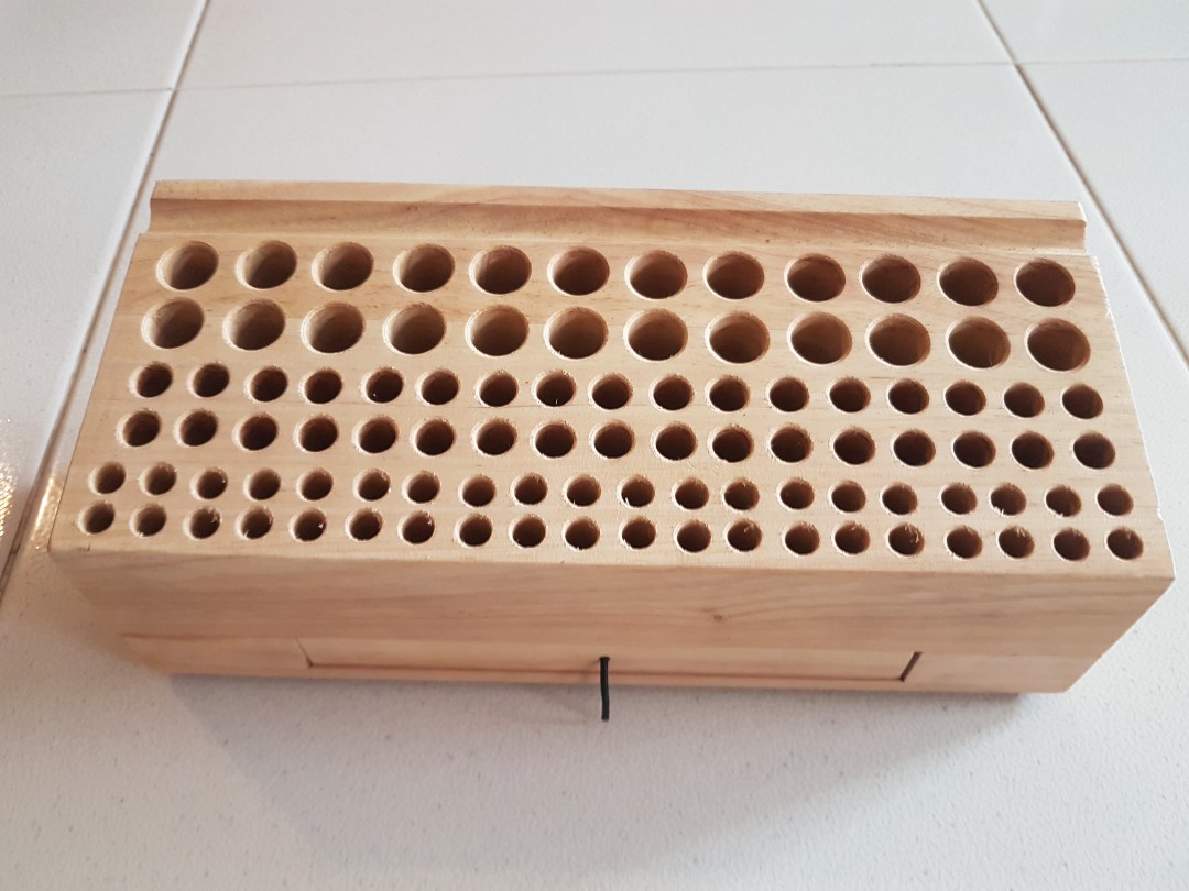 Leather craft carving tool rack, Hobbies & Toys, Stationery & Craft ...