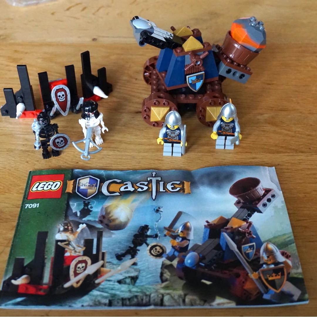 Lego Castle - Knights' Catapult Defense - kit 7091, Hobbies & Toys ...