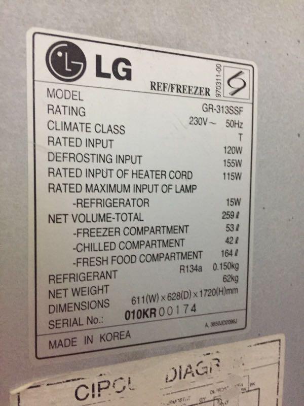 LG Refridgerator, TV & Home Appliances, Kitchen Appliances ...