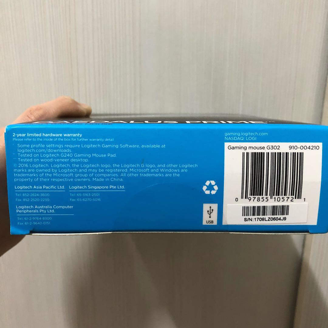 Logitech G302 Daedalus Prime Gaming Mouse, Computers & Tech, Parts ...