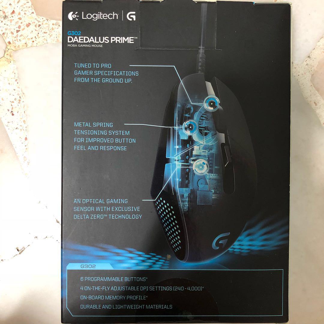 Logitech G302 Daedalus Prime Gaming Mouse, Computers & Tech, Parts ...