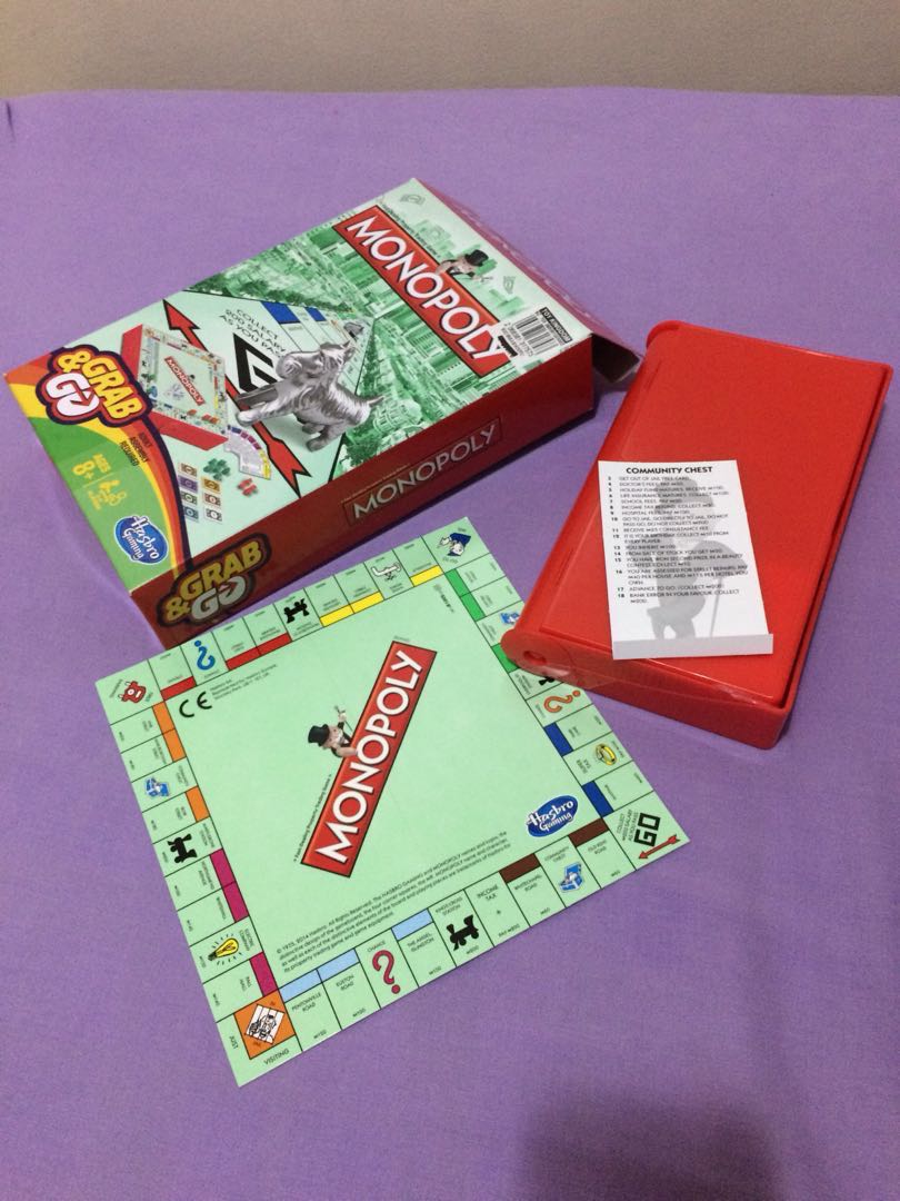 Monopoly mini board game, Hobbies & Toys, Toys & Games on Carousell