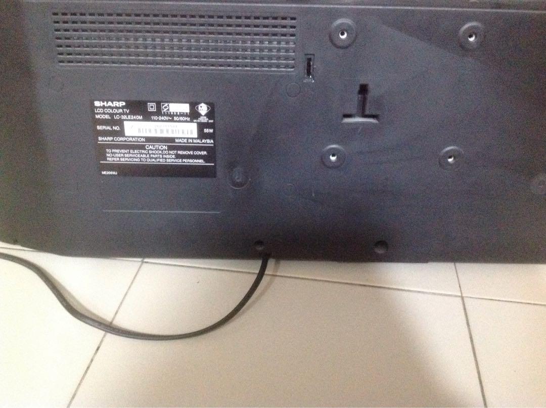 Sharp LCD Television, TV & Home Appliances, TV & Entertainment, TV on ...