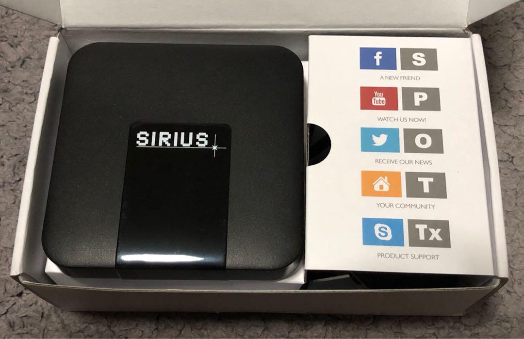 SIRIUS 4K Android TV Box SR-D509, TV & Home Appliances, TV ...