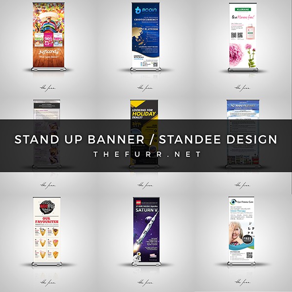 STAND UP BANNER DESIGN / STANDEE DESIGN (Freelance Graphic Designer ...