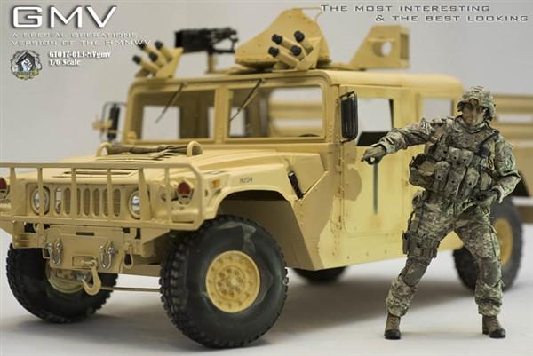 🔥🔥🔥TAOWAN GO-TRUCK FULL METAL 1/6 SCALE U.S ARMY OPEN HATCH GMV HMMWV ...