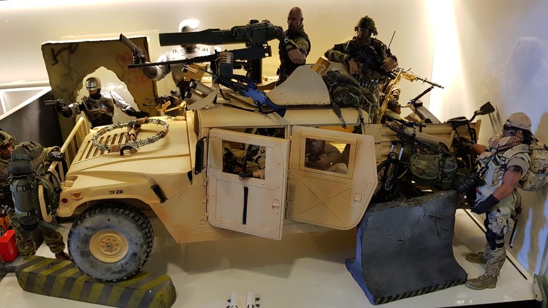 🔥🔥🔥TAOWAN GO-TRUCK FULL METAL 1/6 SCALE U.S ARMY OPEN HATCH GMV HMMWV ...