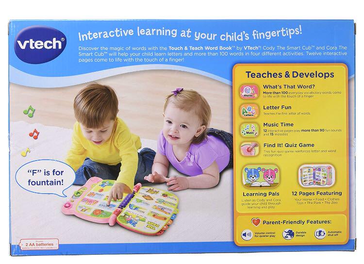 Vtech touch and teach word book, Hobbies & Toys, Books & Magazines ...