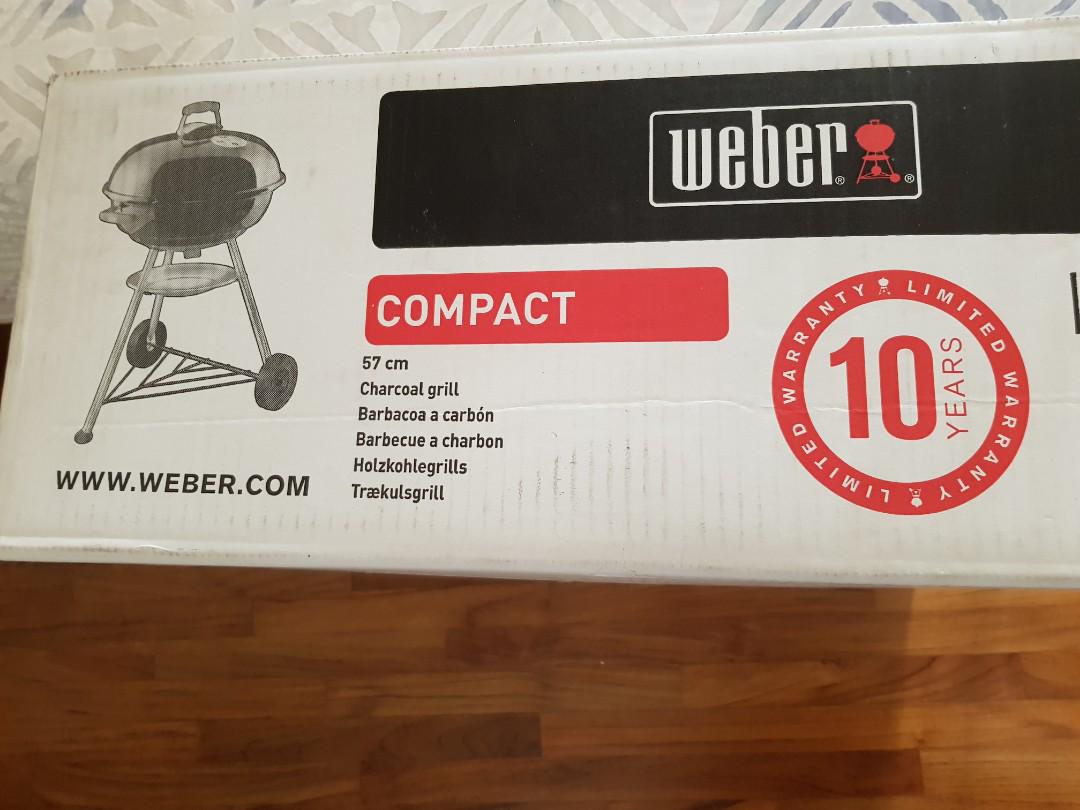 Weber compact 57cm BBQ Grill, TV & Home Appliances, Kitchen Appliances ...