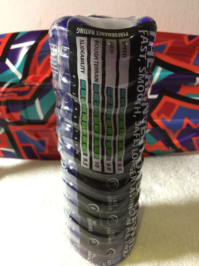 70MM, 78A TRANSPARENT PURPLE SIDEWINDER (Shark Wheels), Sports ...