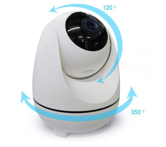 Auto Tracking 1080P WIFI Camera 360 degree two way audio 2MP automatic ...