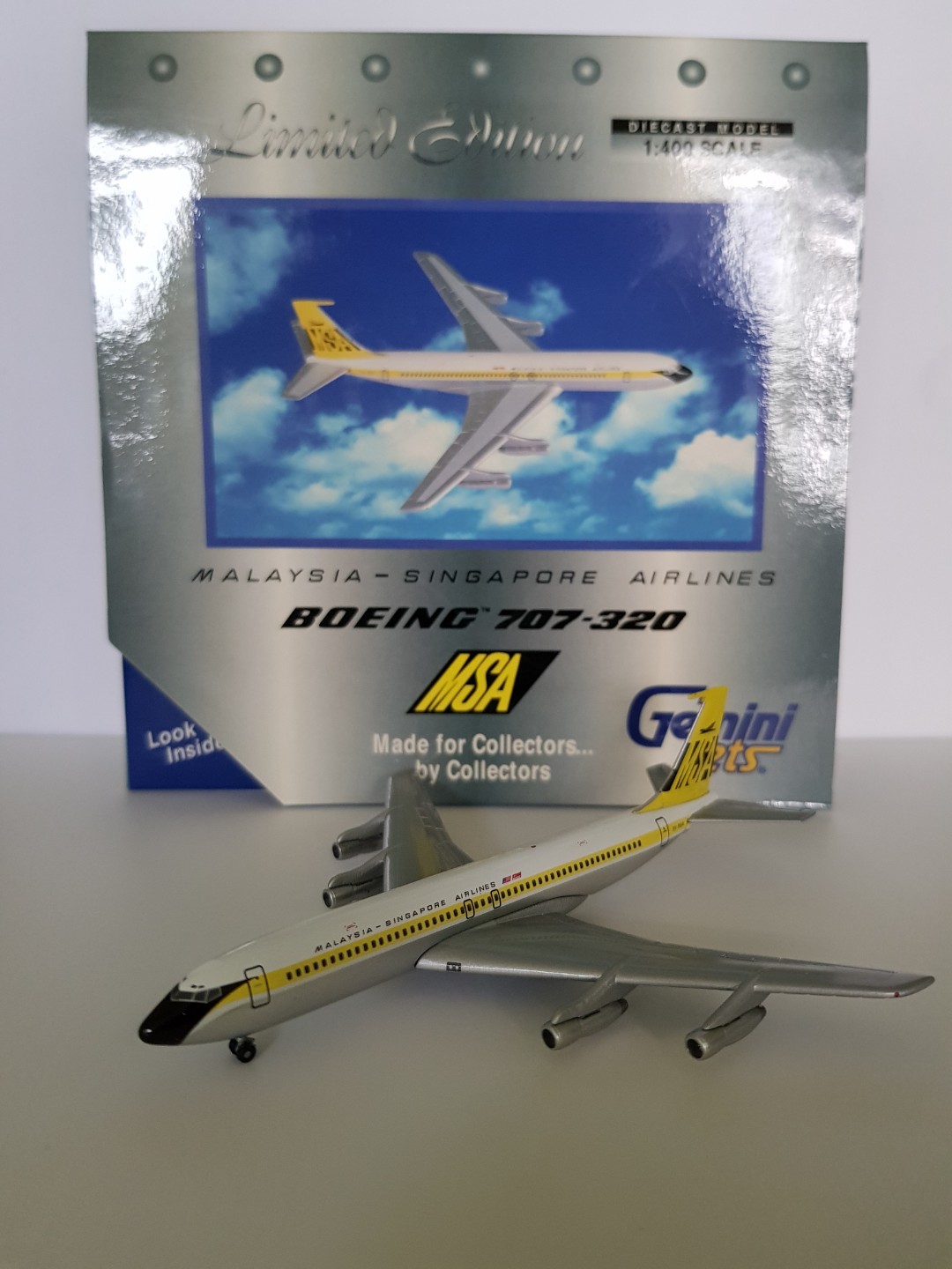 B707-320 Malaysia-Singapore Airline Scale 1:400, Hobbies & Toys, Toys ...