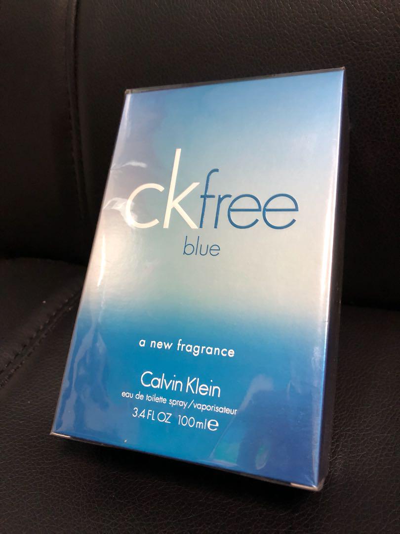 Calvin Klein CK Free Blue Eau de Toilette perfume 100ml, Beauty ...