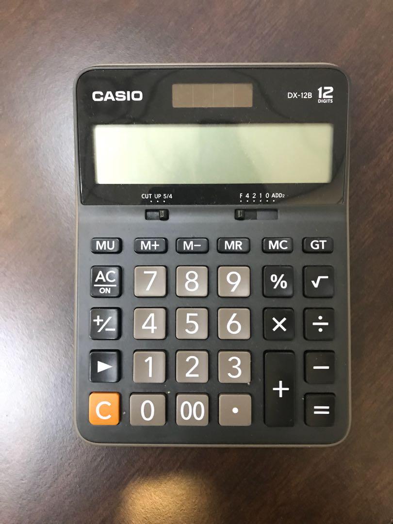 Casio Calculator DX-12B, Mobile Phones & Gadgets, Wearables & Smart ...