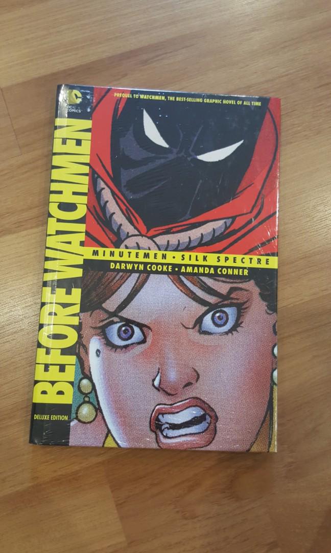 Dc Graphic Novel Before Watchmen Deluxe Edition Minutemen And Silk Spectre Hard Cover