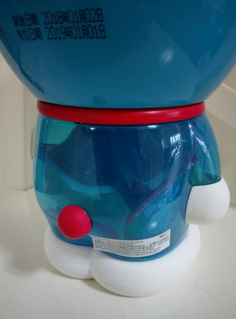 Doraemon fruit jelly container cum coin bank, Hobbies & Toys, Toys ...
