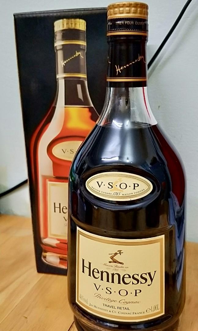 Hennessy VSOP Privilege Cognac 1Litre, Food & Drinks, Alcoholic Beverages on Carousell