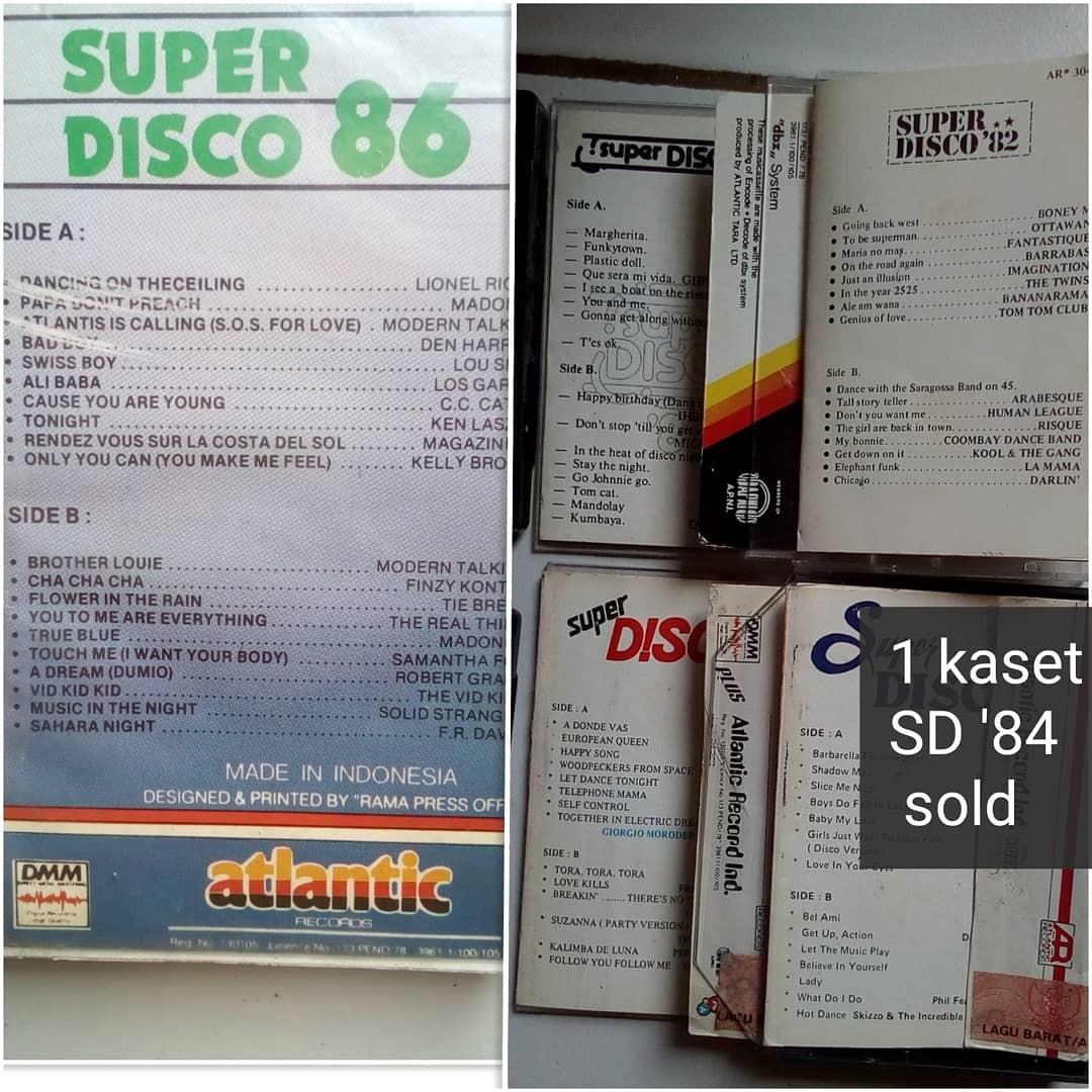 Kaset Super Disco, Musik & Media, CD, DVD & Lainnya di Carousell