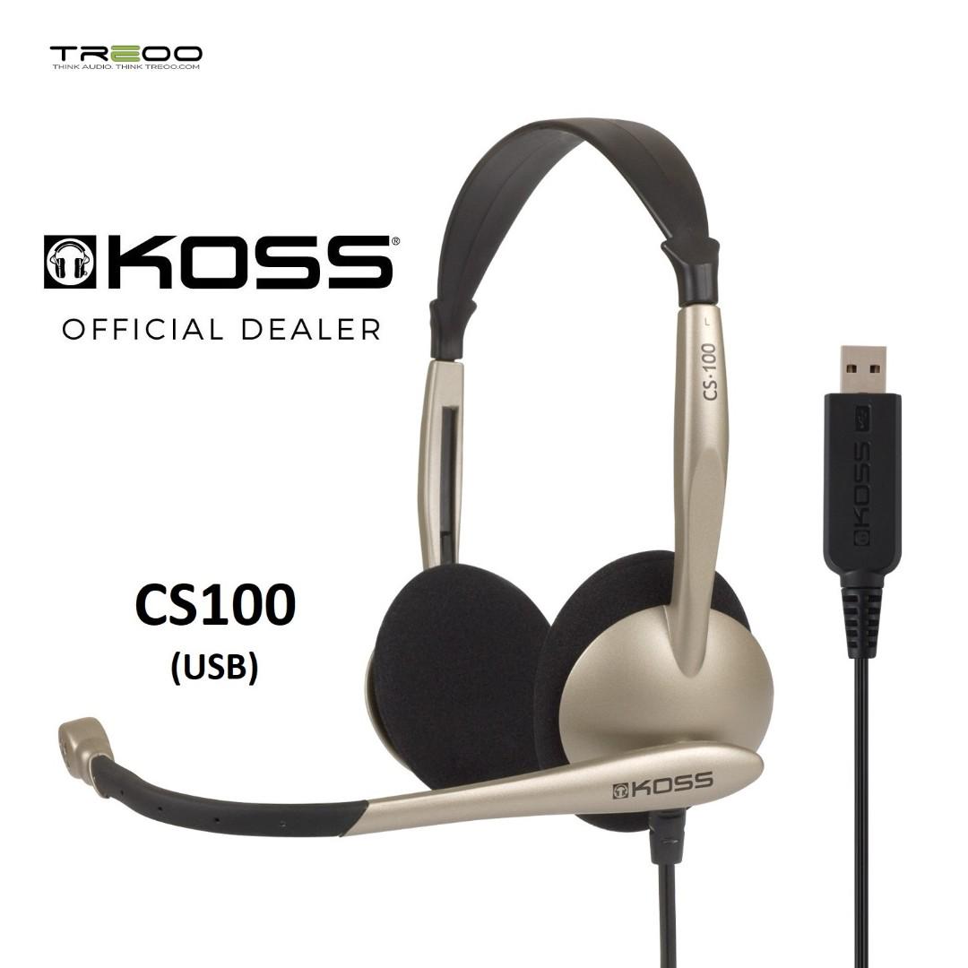 [Official] Koss CS100 (USB) Communication Headset with Microphone ...