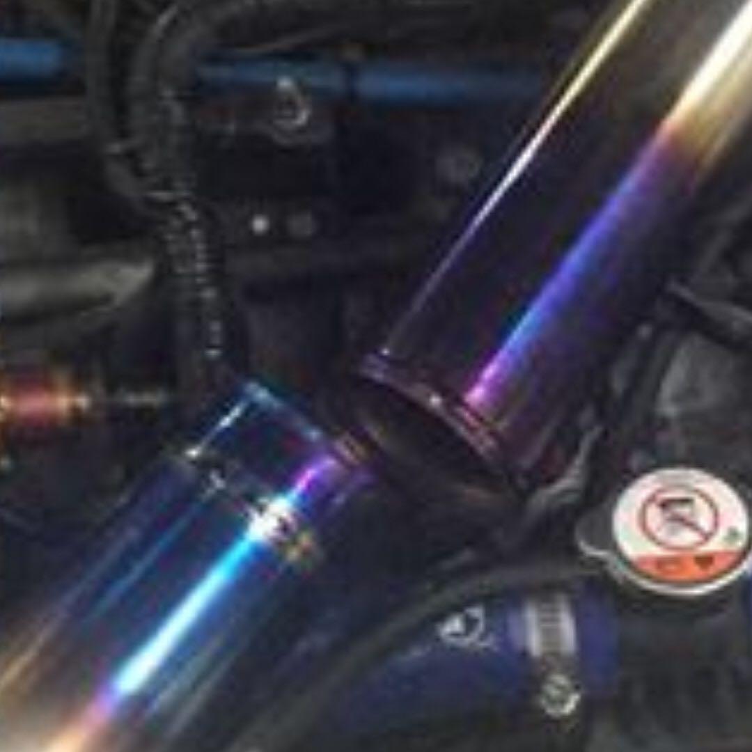Mitsubishi Lancer Evolution X / EVO 10 4B11T Titanium Upper Intercooler piping for EVO X / 10 ...
